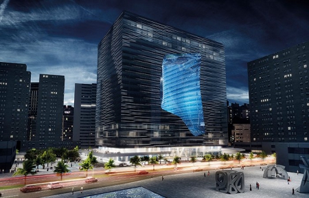 The ME Dubai Hotel - designed by Zaha Hadid - Peter von Stamm